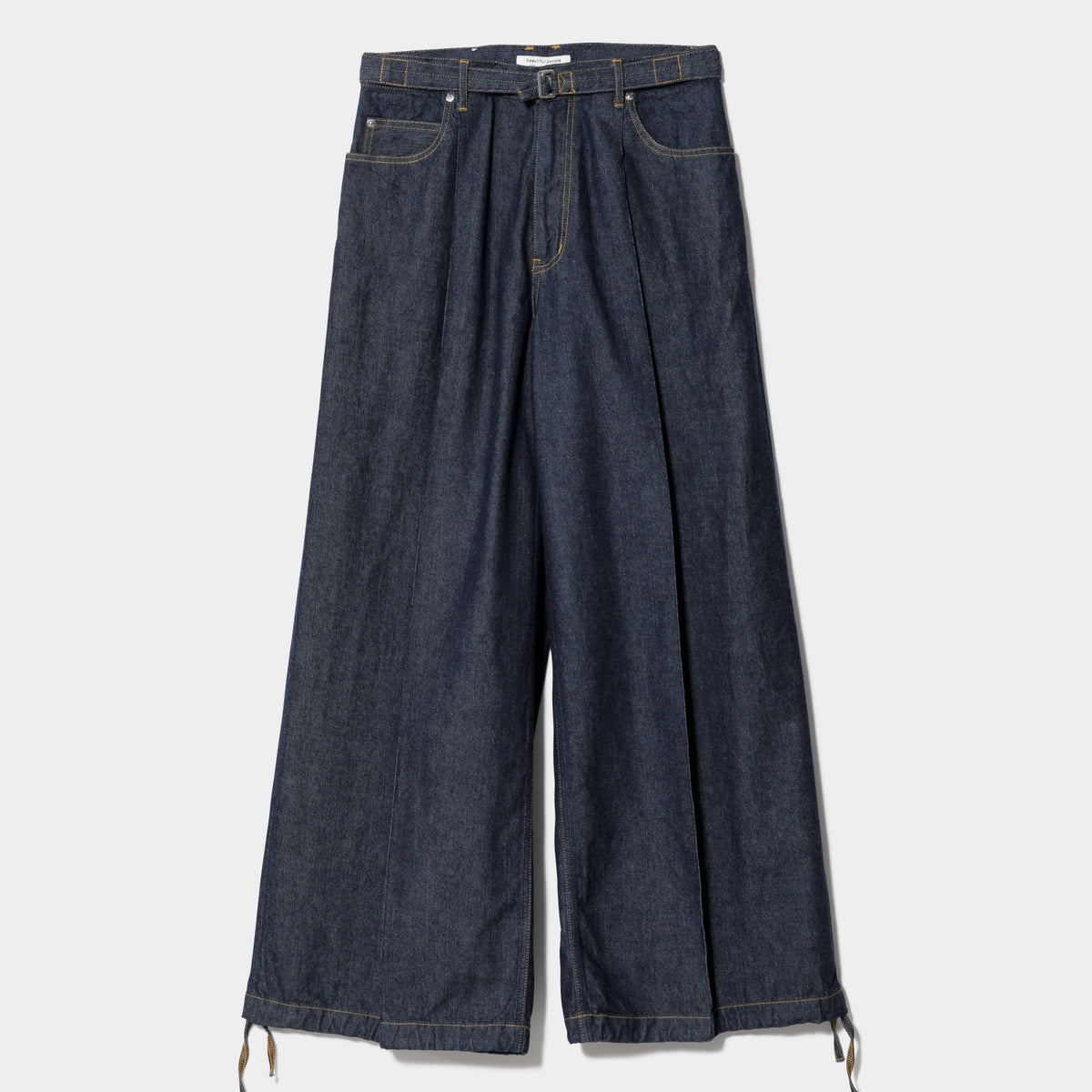 left hand twilldenim one tuck wide pants – beautiful people online store